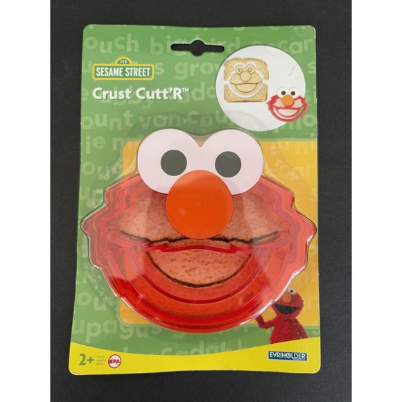 Evriholder | Kitchen | Sesame Street Elmo Sandwich Crust Cuttr With Red ...